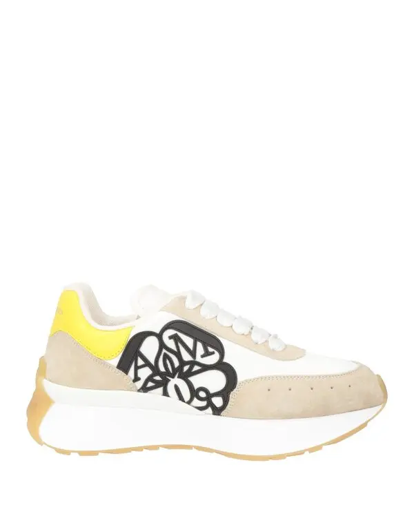 Alexander McQueen Multicolor Low-top Sneakers - Sand