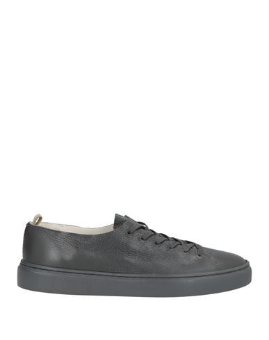 Officine Creative Leather Sneakers - Charcoal