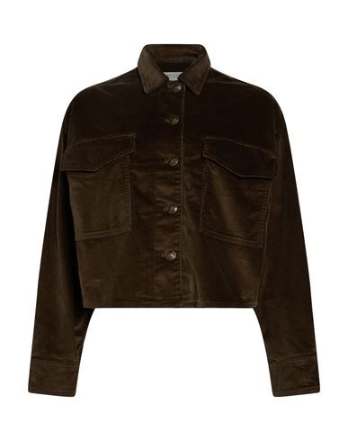 Rag & Bone Dark Corduroy Overshirt - Dark Green