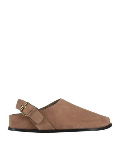 A.emery Suede Buckled Clogs - Beige