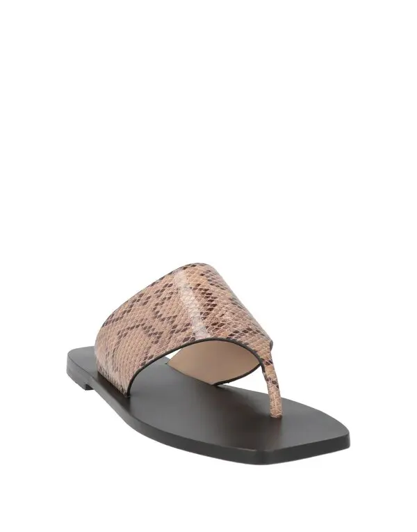 A.emery Thong Sandal Sand Size Leather