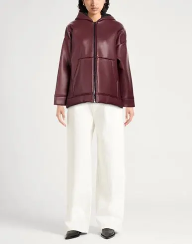 8PM Jacket Burgundy Size Viscose, Polyester, Polyurethane