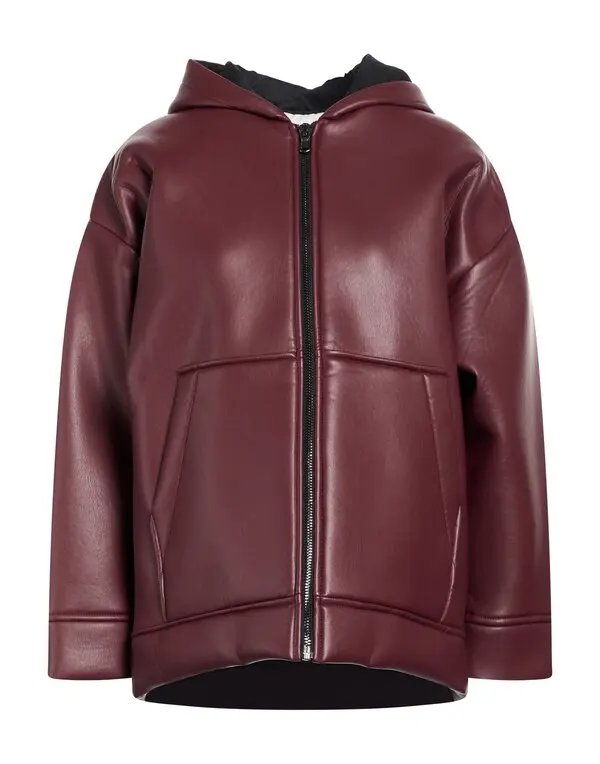 8PM Jacket Burgundy Size Viscose, Polyester, Polyurethane