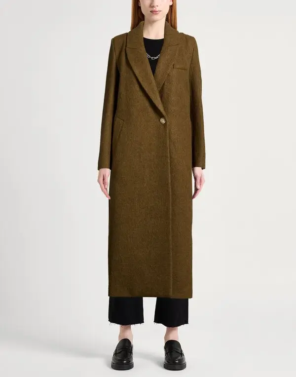 Ba&sh Long Wool Blend Coat