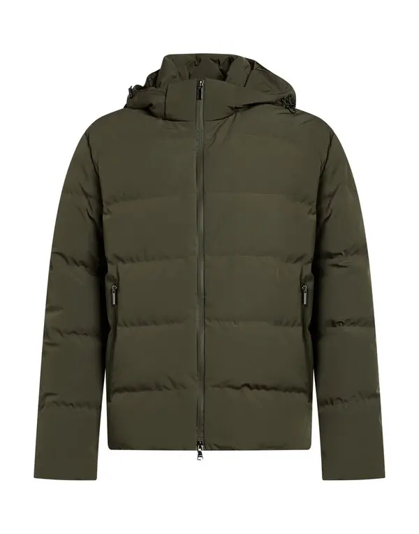 Paul & Shark Quilted Down Puffer Jacket - Green