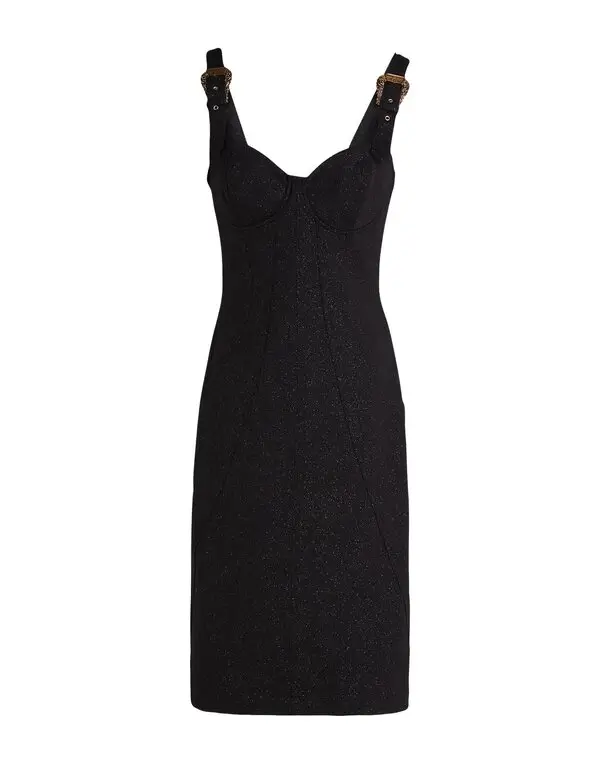 Versace Midi Dress Size Viscose, Polyamide, Elastane