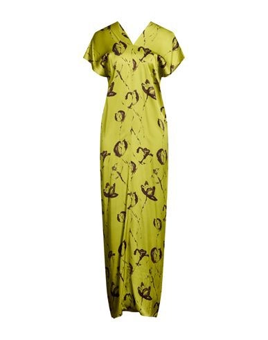 Liviana Conti Viscose Maxi Dress - Lime Green