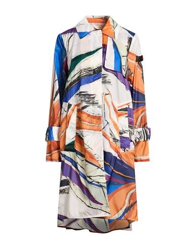 Peuterey Printed Single-breasted Trench Coat - Orange