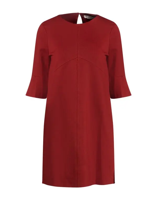 MANILA GRACE Mini Dress Brick Size Viscose, Polyamide, Elastane - Red