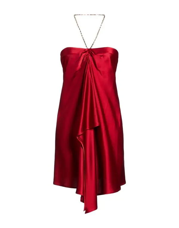 Amen Mini Dress Size Acrylic, Viscose, Elastane - Red