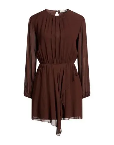 MANILA GRACE Mini Dress Size Viscose - Brown