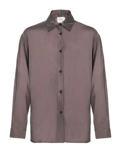 ALYSI Chocolat Shirt Taupe Size Lyocell, Silk