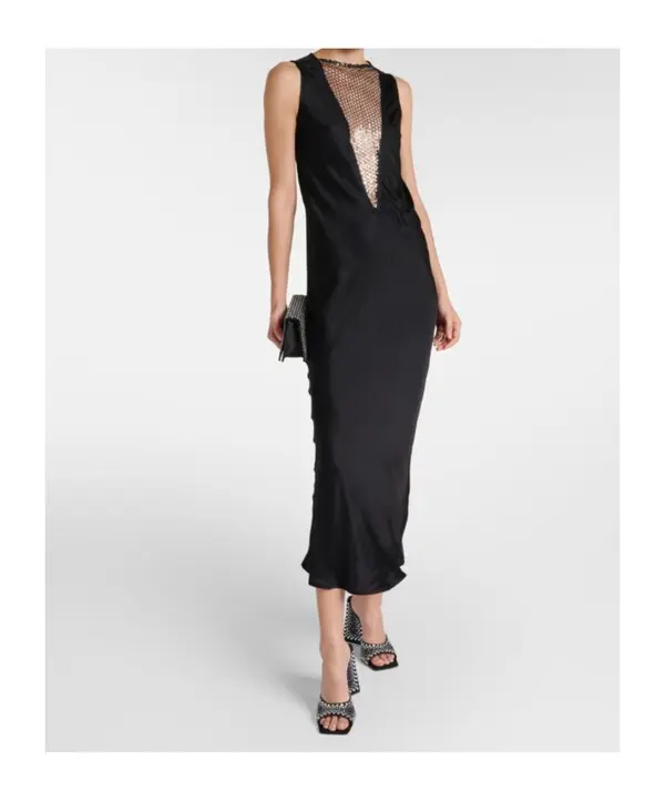 ROTATE BY BIRGER CHRISTENSEN Sequined Midi Dress