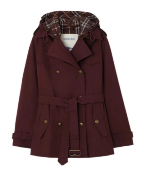 Burberry Short Tropical Gabardine Trench Coat
