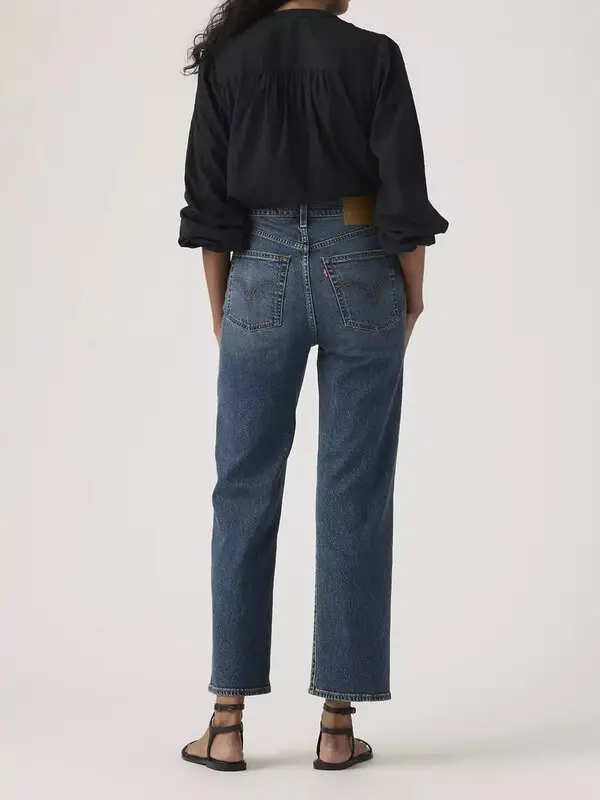 LEVI'S Ribcage Straight Ankle Jeans