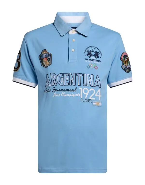 LA MARTINA Polo Shirt Light Size Cotton