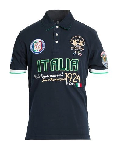 LA MARTINA Polo Shirt Size Cotton - Blue