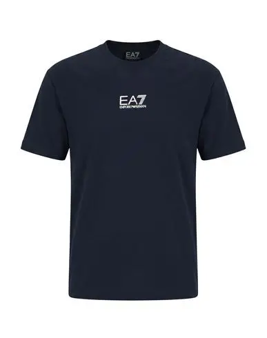 EA7 T-shirt Midnight Size Cotton - Blue