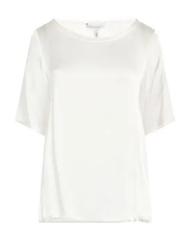 CARACTÈRE Acetate And Silk Top - White