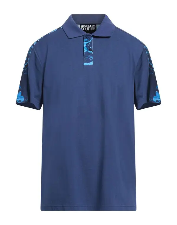 Versace Polo Shirt Size Cotton - Slate Blue