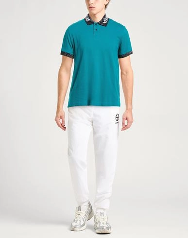 Versace Polo Shirt Size Cotton - Emerald Green
