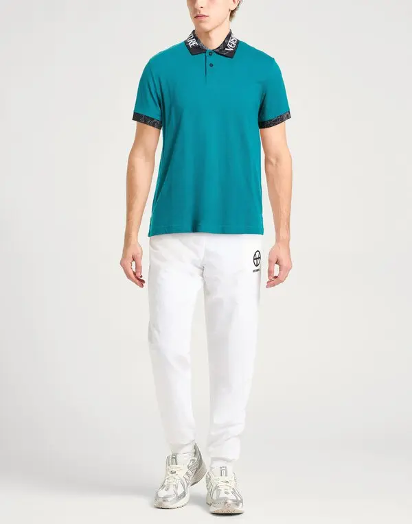 Versace Polo Shirt Size Cotton - Emerald Green