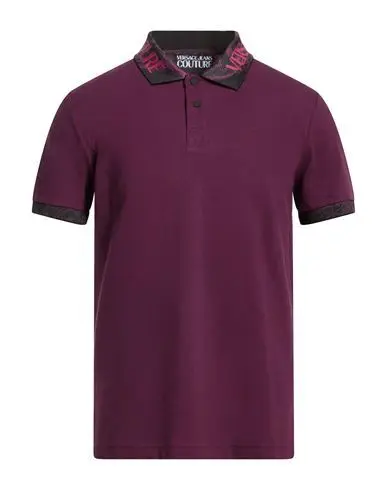 Versace Polo Shirt Emerald Size Cotton - Purple
