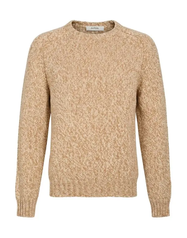 Alpha Studio Sweater Sand Size Wool