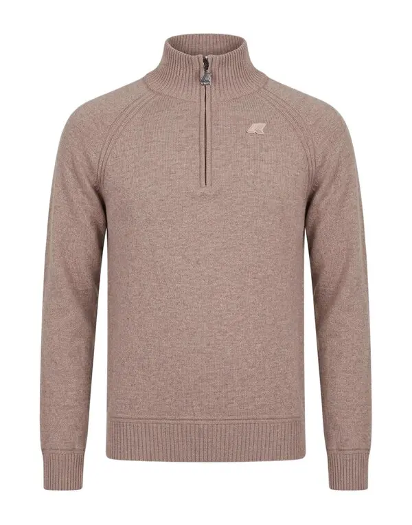 K-WAY Sweater Taupe Size Polyamide, Wool, Viscose, Cashmere