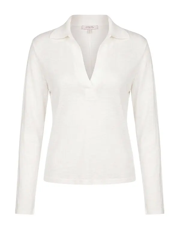 Dorothee Schumacher Hemp Polo Shirt