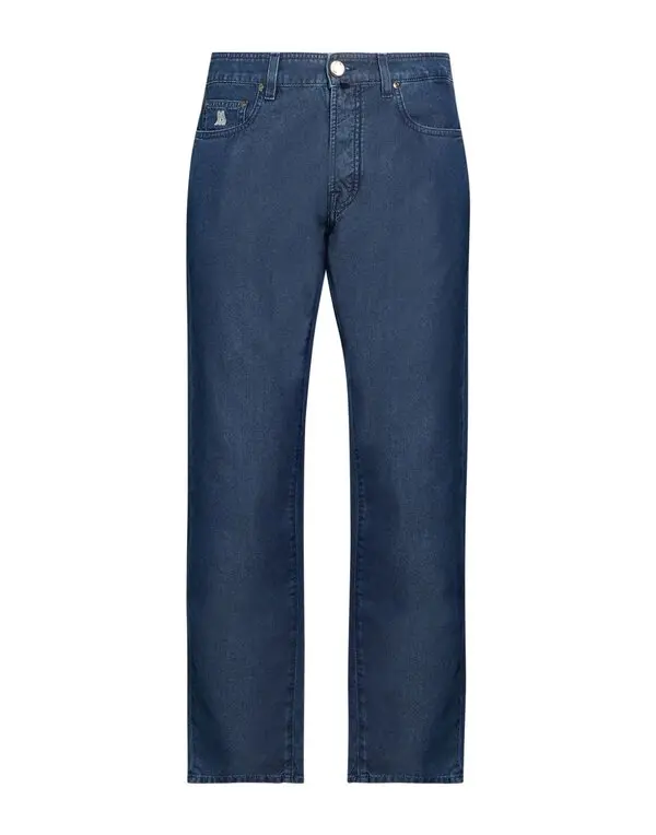 MOORER Jeans Size Cotton, Silk