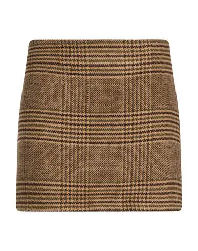 HAVEONE Mini Skirt Camel Size Polyester, Acrylic, Polyamide, Viscose, Wool - Beige