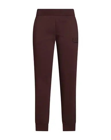 EA7 Pants Chocolate Size Cotton, Polyester, Elastane