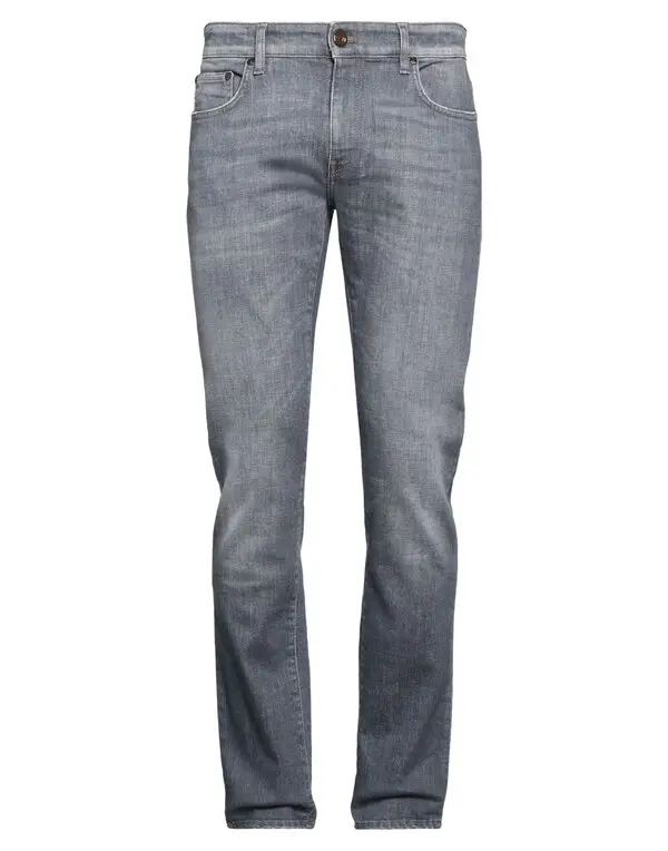PT TORINO Straight-leg Jeans In Stretch Cotton Denim - Charcoal