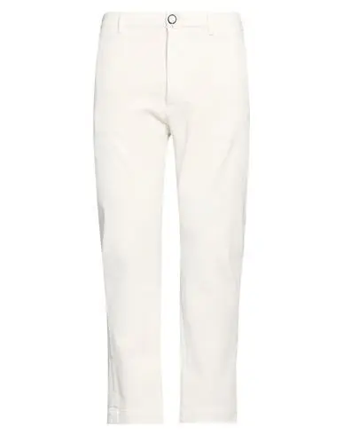 JACOB COHЁN Pants Ivory Size Cotton, Elastane