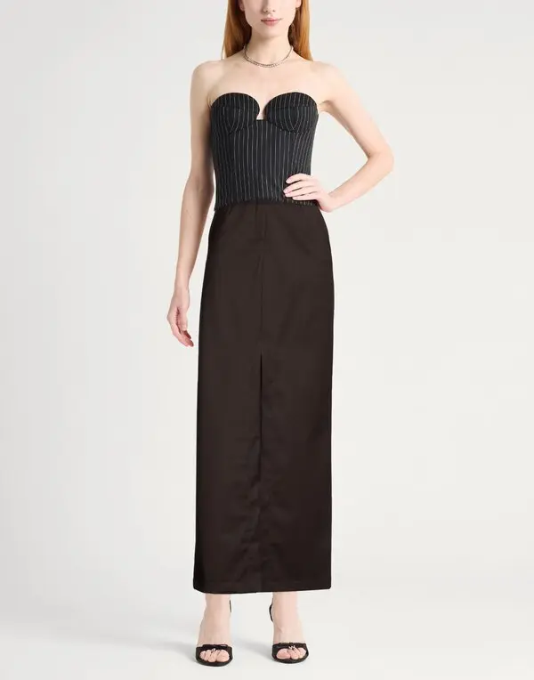 CARACTÈRE Maxi Skirt Size Polyester, Wool, Viscose, Elastane