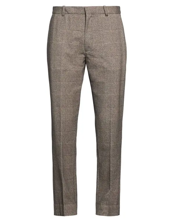 CIRCOLO 1901 Glen Plaid Cotton Blend Tailored Pants