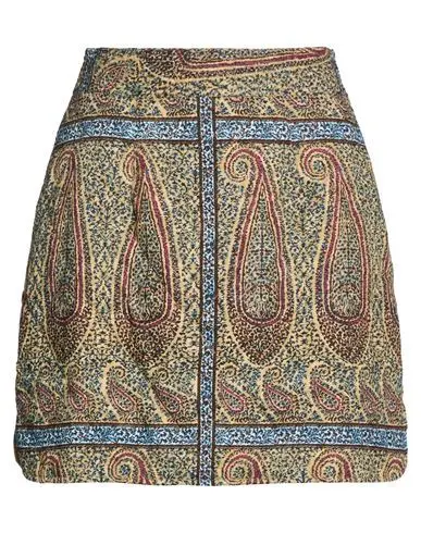 Antik Batik Mini Skirt Size Cotton - Beige
