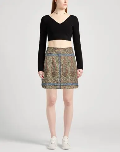 Antik Batik Mini Skirt Size Cotton - Beige
