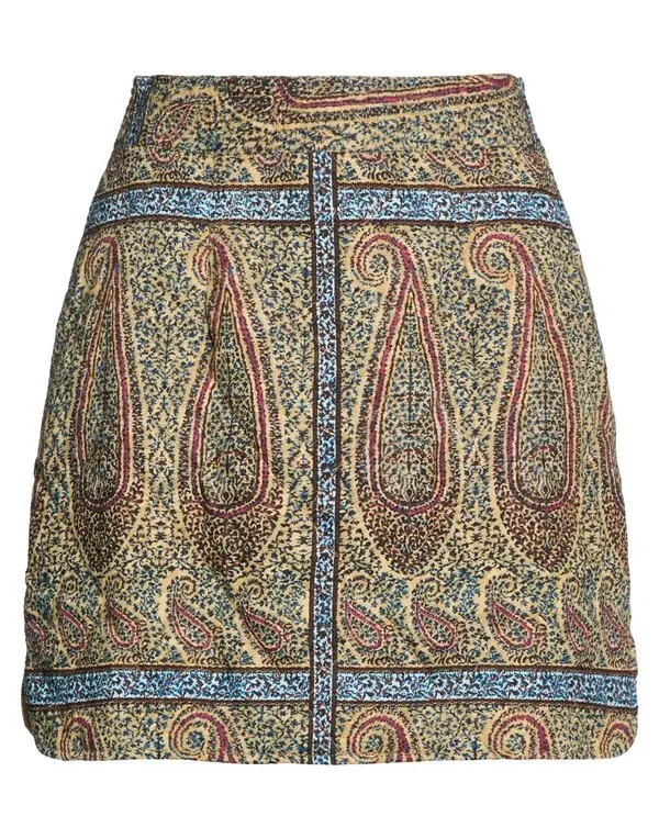 Antik Batik Mini Skirt Size Cotton - Beige