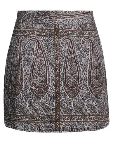 Antik Batik Mini Skirt Size Cotton - Grey