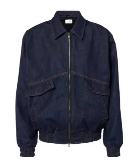 Magda Butrym Oversized Denim Bomber Jacket