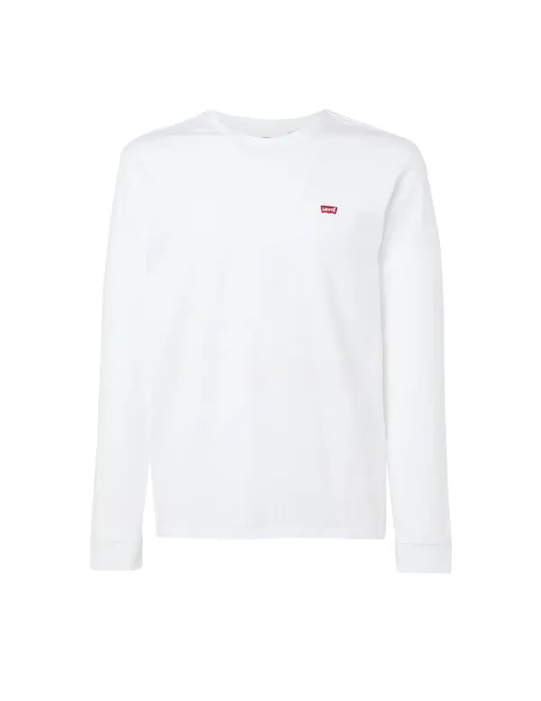 LEVI'S Round Collar Label Long-sleeved Pullover