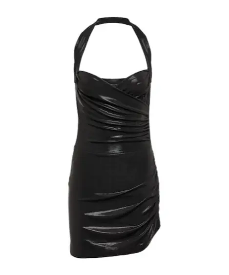 Norma Kamali Pleated Mini Dress