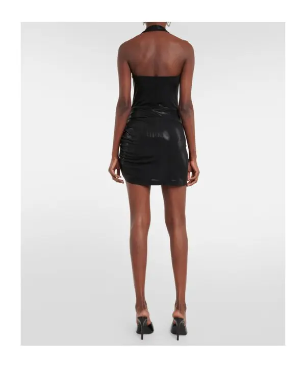 Norma Kamali Pleated Mini Dress