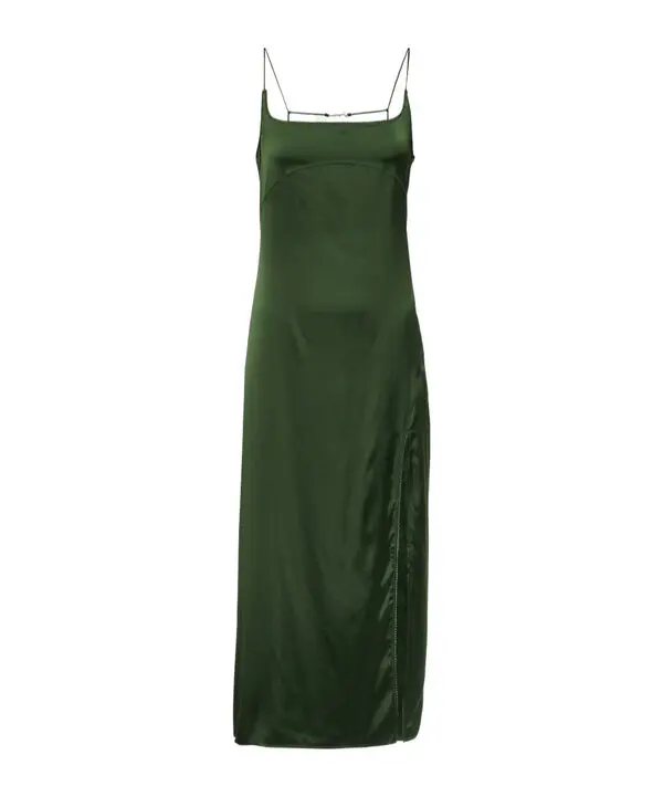 Jacquemus La Robe Notte Satin Slip Dress