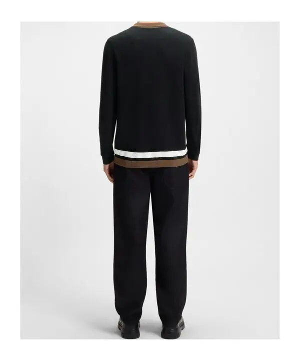 Hugo Boss Striped Button Cardigan