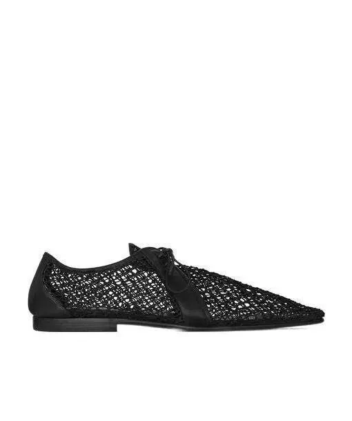Saint Laurent Timothee Mesh Shoes - Black