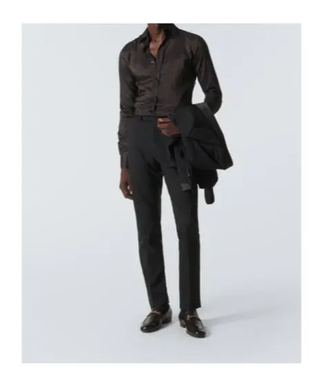 TOM FORD Pinstripe Silk Shirt