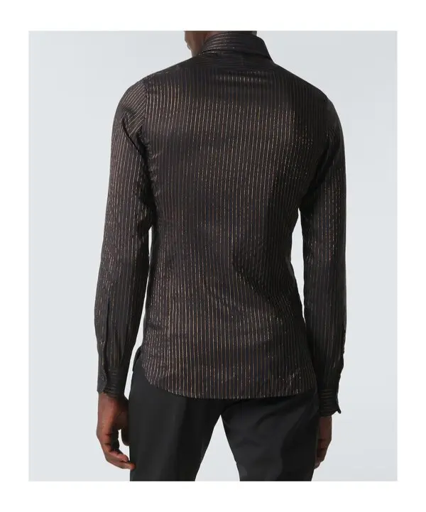 TOM FORD Pinstripe Silk Shirt
